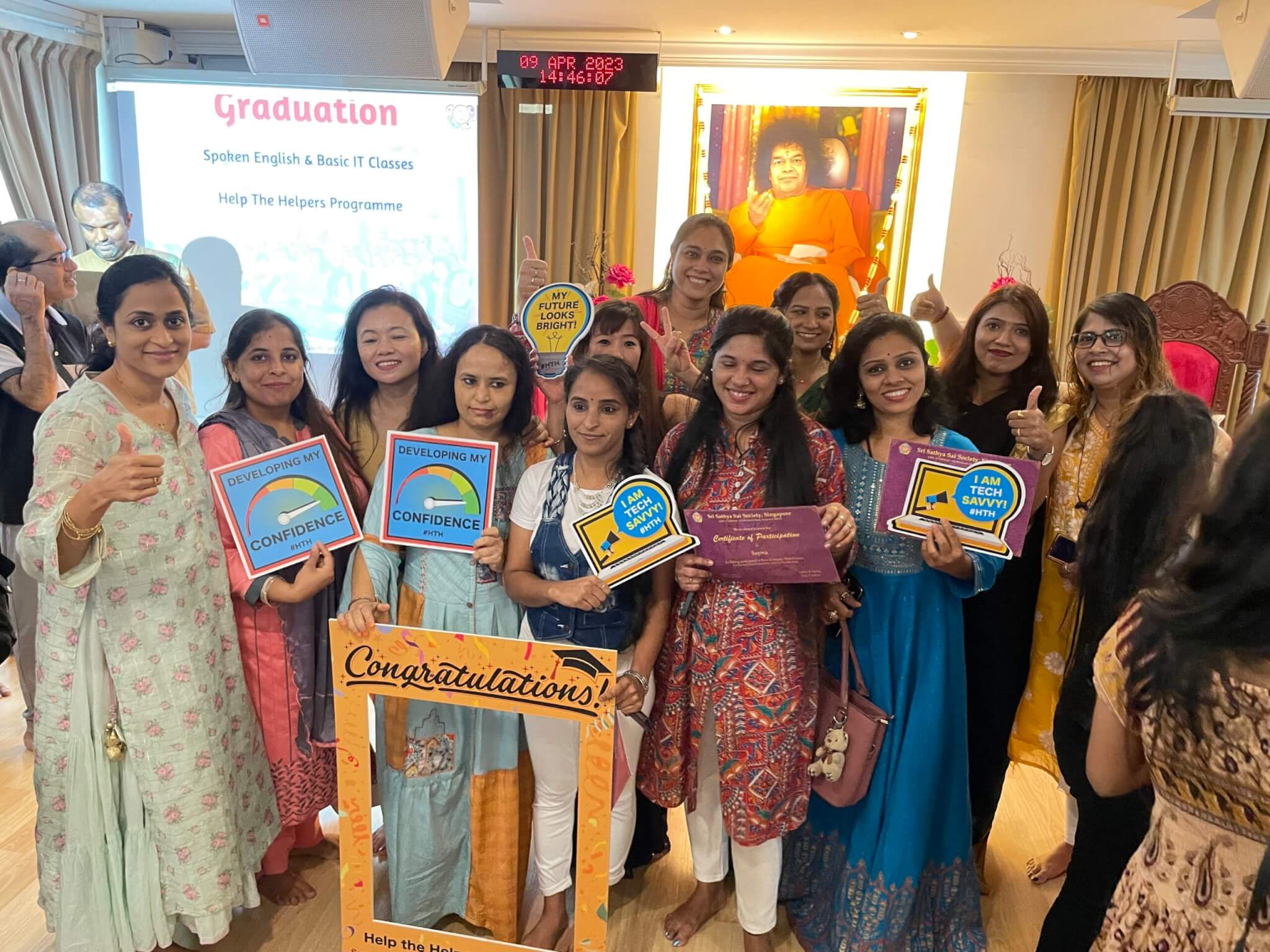Graduation of Help the Helpers Programme Term 8 - Sri Sathya Sai ...